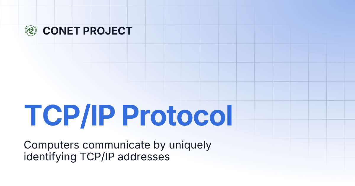 TCP/IP Protocol | CONET PROJECT